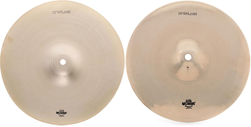 Wuhan 12 inch Splash Cymbal Bundle with Wuhan 10 inch Splash | Reverb