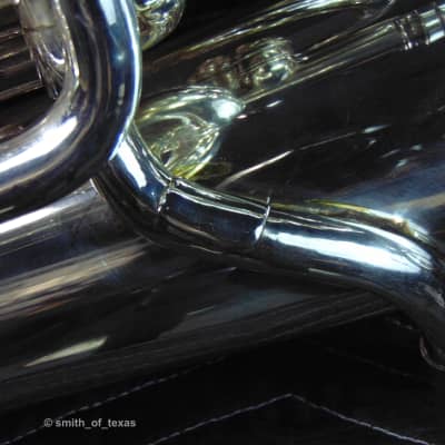 Besson Silver 4-Valve Compensating Euphonium Professionally | Reverb
