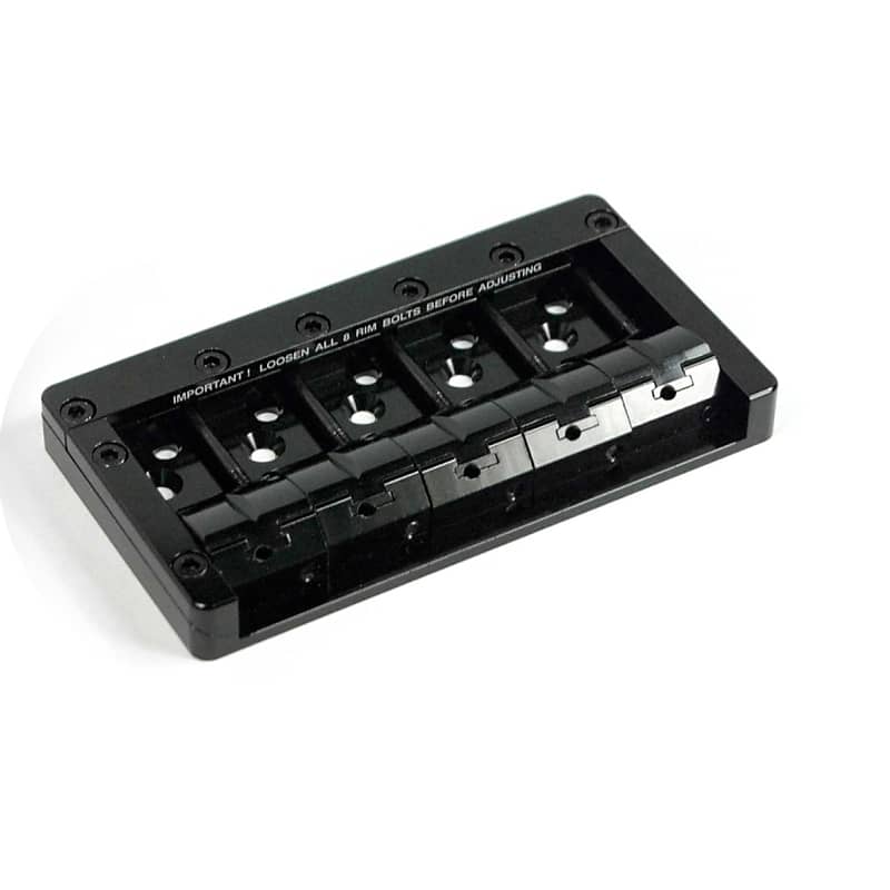 KSM Foundation Bass Bridge (5-String) Black w/ Black | Reverb UK