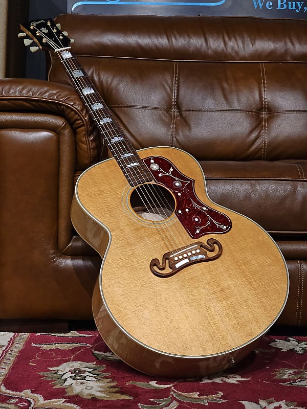 2004 Gibson USA J150 Jumbo Acoustic - Flamed Natural | Reverb UK