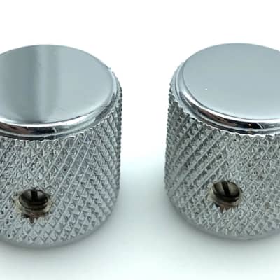 Fender Telecaster Flattop Barrel Knobs Chrome | Reverb