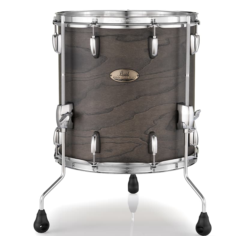 Pearl Session Studio Select Black Satin Ash 14x14" Floor | Reverb UK