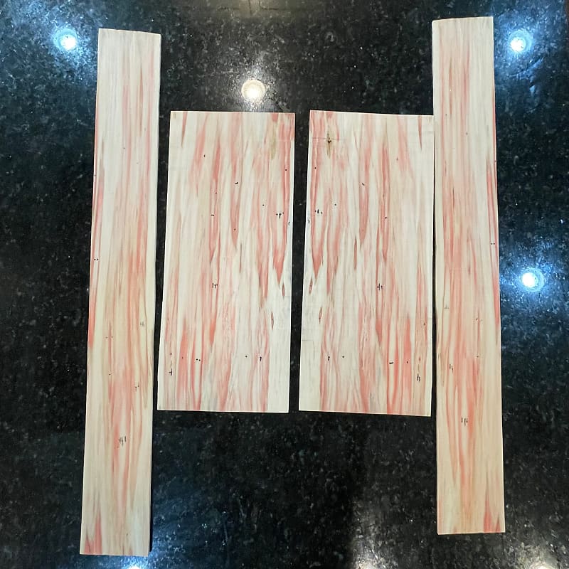 Kiln Dried Box Elder Maple Bookmatched Acoustic Back & Sides | Reverb