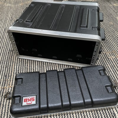 SKB 4-unit 4U Molded Plastic Rack Mount Travel Hard Case | Reverb