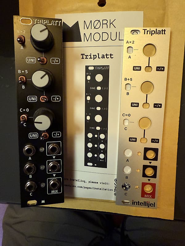 Intellijel Triplatt Triple Attenuator Eurorack Synth Module | Reverb
