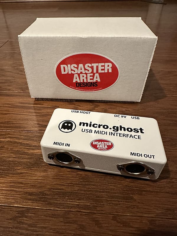 Disaster Area Designs Micro.Ghost USB Midi Interface White | Reverb