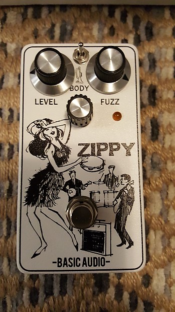 Basic Audio Zippy Fuzz, 2015, white, excellent condition, | Reverb