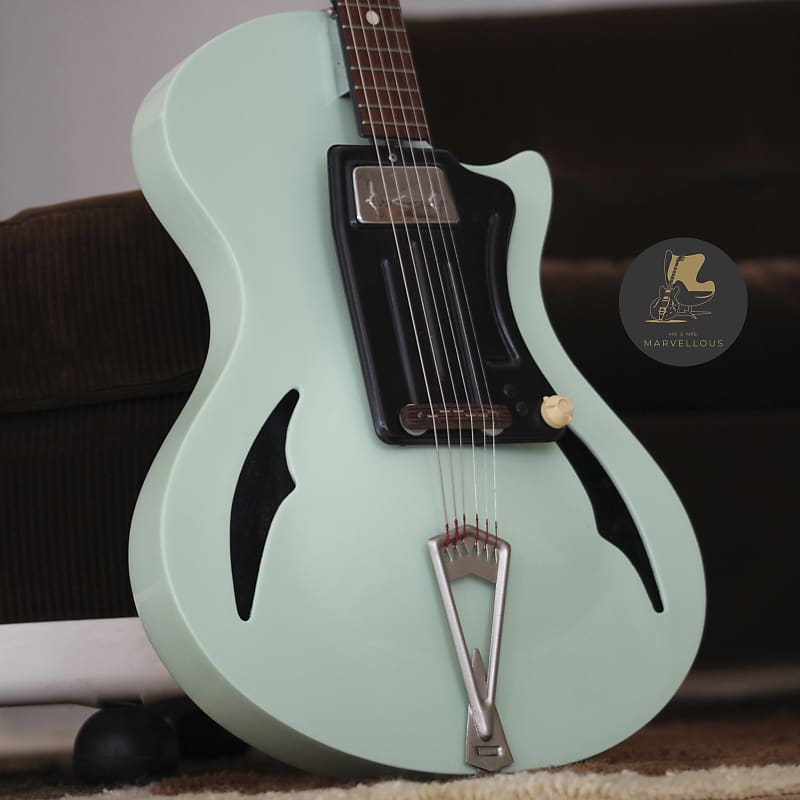 Wandre Tri Lam 1960s - Seafoam Green - Refinish | Reverb Deutschland