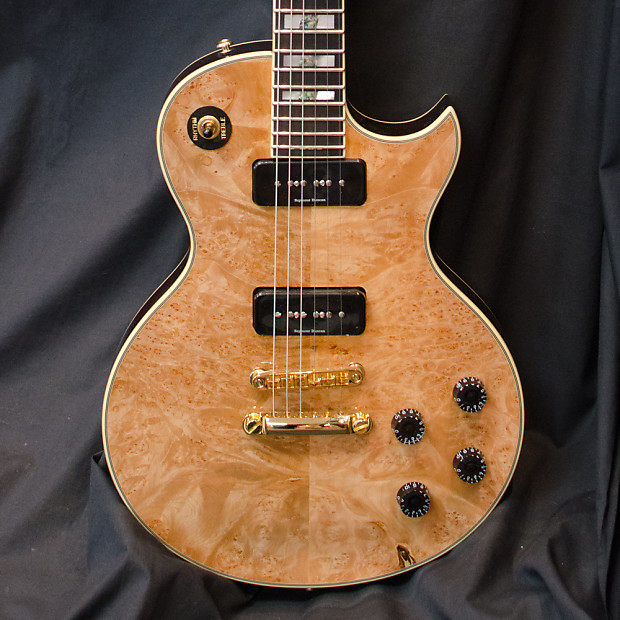 NEW Prestige Heritage Premier Burl Maple P90 Electric Guitar | Reverb
