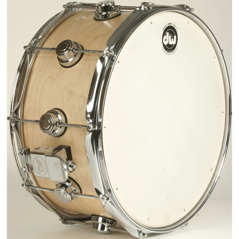 DW Collector…s Satin Oil Snare 14"x7", Natural, Chrome HW - | Reverb
