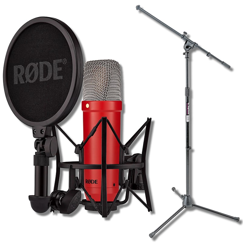 Rode NT1 Signature Series - Red Condenser Microphone with SM6 | Reverb