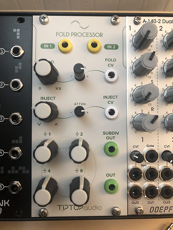 Tiptop Audio Fold Processor Wavefolder Module | Reverb