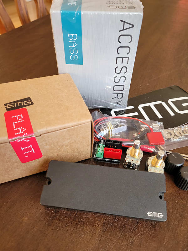 EMG 40J 5string Active Bass Pickup/Complete Solderless Wiring | Reverb