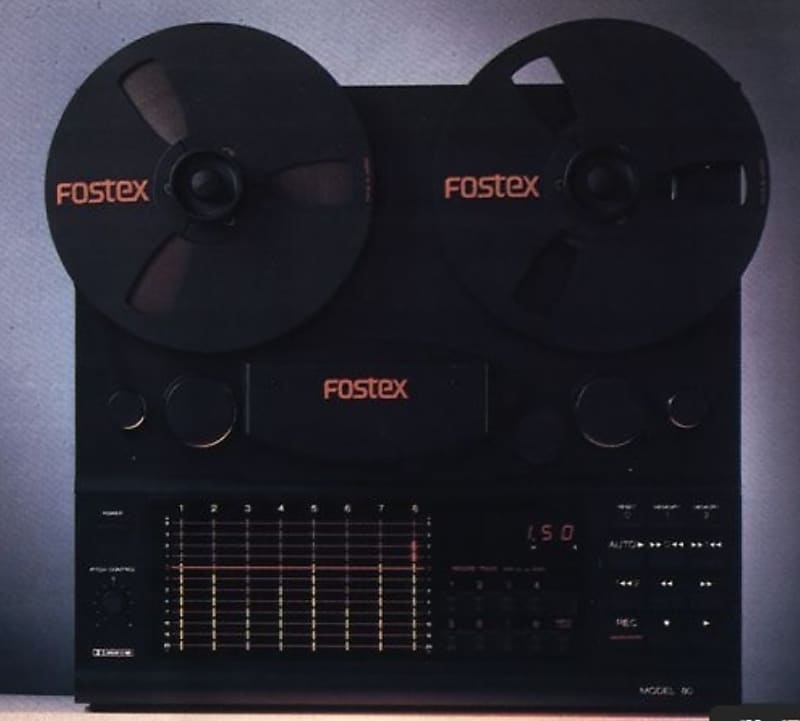 Fostex Model 80 1/4" 8-Track Reel to Reel Tape Recorder | Reverb