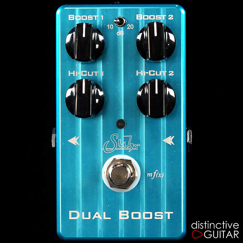 Suhr Dual Boost - Transparent Clean Boost & Buffer - Blue | Reverb