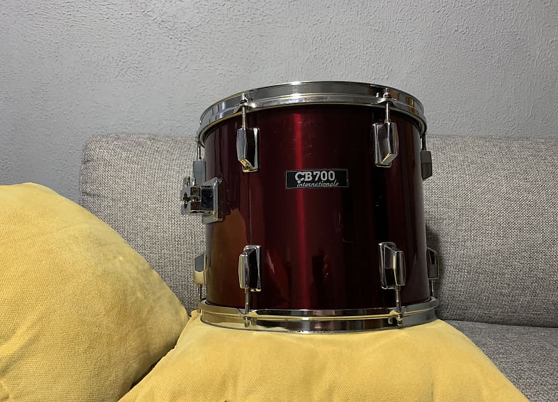 CB700 Internationale 13” x 11” tom drum 80's Wine Red | Reverb