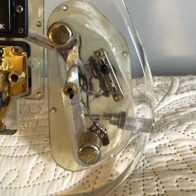 Samick KR660-AC 1990's - Clear Acrylic Electric Guitar | Reverb