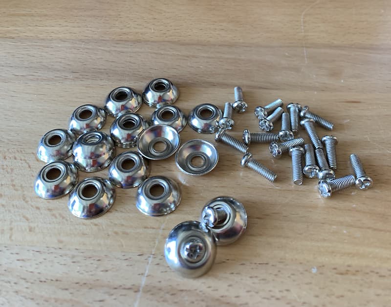 M4 Mounting Screws w/ Cup Washers for Metal Drum Shell Lugs, | Reverb