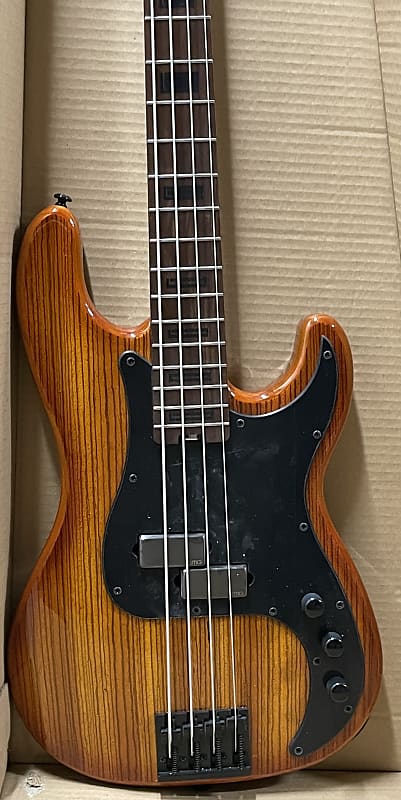 Schecter P-4 Exotic Bass Guitar - Faded Vintage Sunburst | Reverb