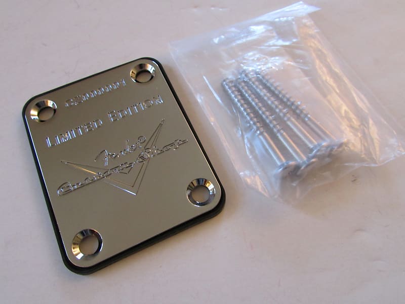 Custom Neck Plate for Bolt on Electrics w/Plastic Insert & | Reverb