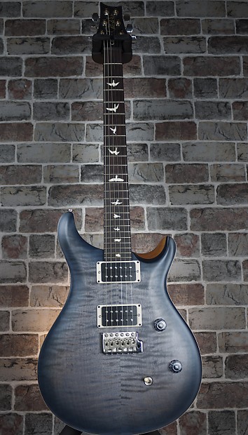 PRS CE 24 2017 Faded Grey Black Purple Burst, Blackout Neck | Reverb