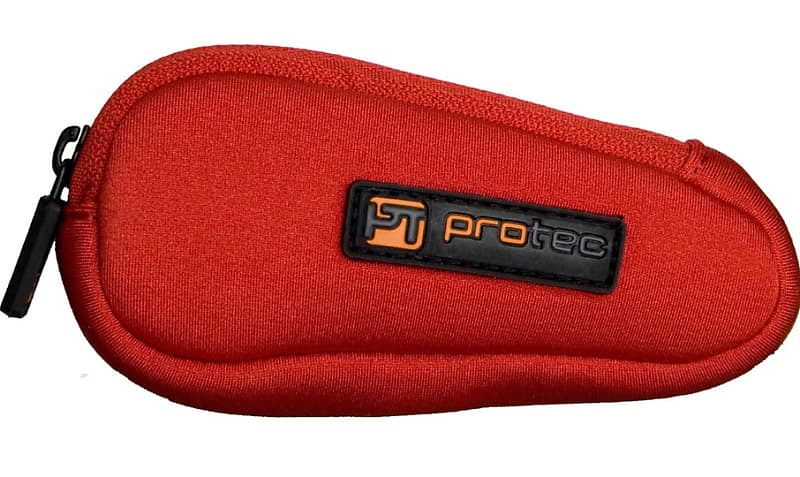 Protec Protec Neoprene Mouthpiece Pouch - Trumpet - Red | Reverb