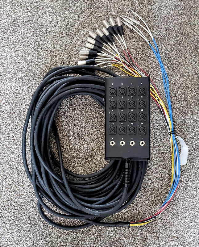 Live Wire Advantage 16x4 Snake with XLR/TRS Inputs and TRS | Reverb