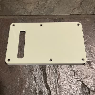 Fender Stratocaster Rear Tremolo Cavity Cover 2017 - Cream | Reverb