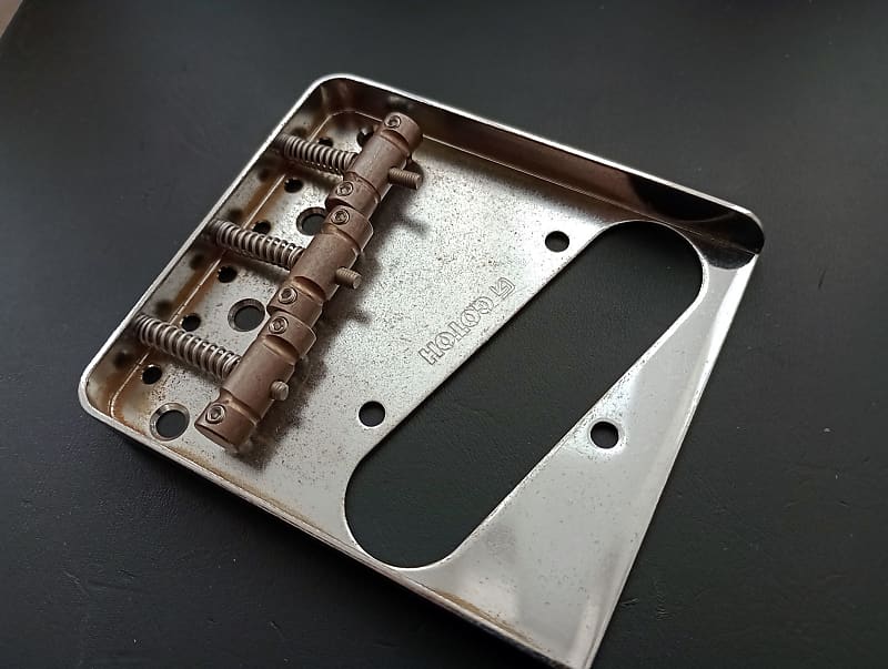 Gotoh Telecaster Bridge With Compensated Brass Saddles - | Reverb UK