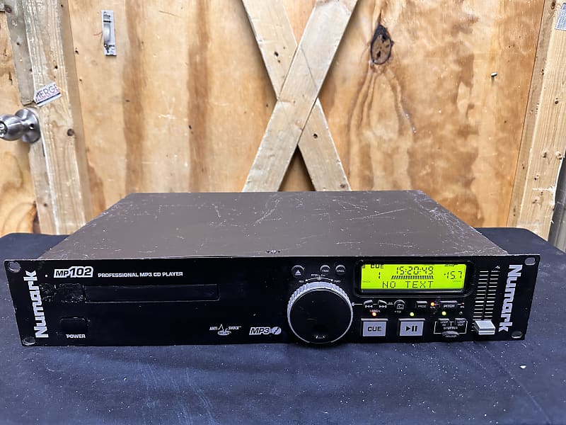 Numark MP102 Rackmount Professional CD MP3 Player - XLR Out | Reverb