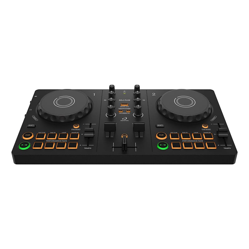 AlphaTheta DDJ-FLX2 Compact 2-Channel DJ Controller | Reverb