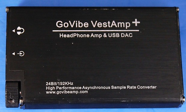 GoVibe VestAmp+ USB DAC Portable Headphone Amp black | Reverb Canada