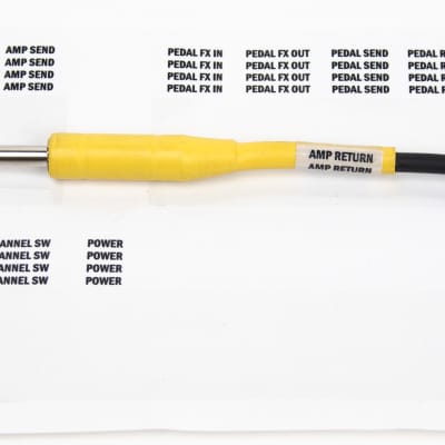Pedal Python™ Pre-Printed Cable Labels (Sheet of 16) for FX | Reverb