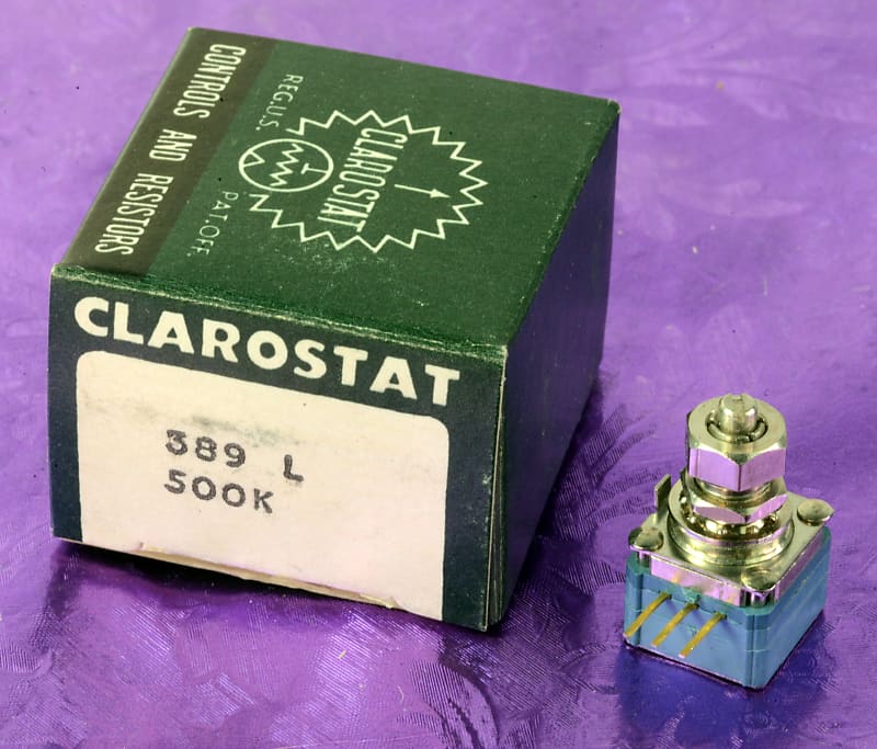 Clarostat 389-L 500K Linear Taper Screwdriver Adjustable | Reverb