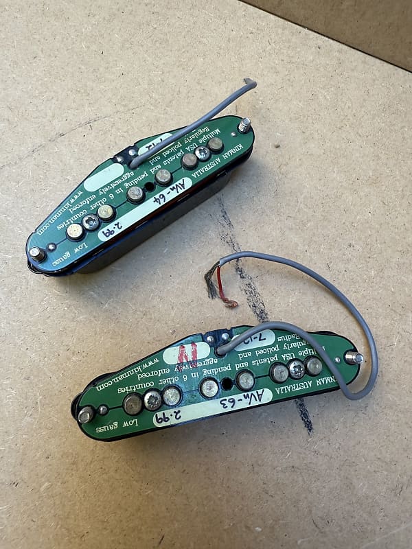 Kinman Vintage single coil pickups / 2 pieces ! Hank marvin | Reverb