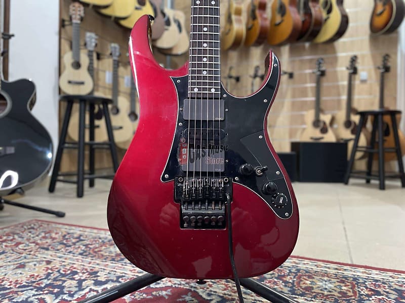 Ibanez RG505 Ruby Red + EMG 81-85 Royal Wine 1997 Japan | Reverb