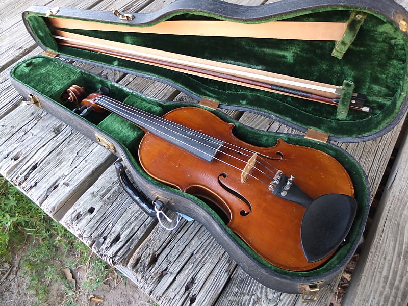 Gustav August Ficker Violin 1956 - Amber | Reverb