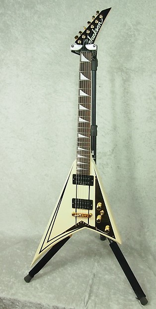 NEW! Jackson Randy Rhoads RR3 Ivory with black pinstripes | Reverb