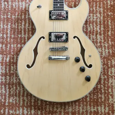 Used Dean Colt Semi-Hollow w/Piezo Gloss-Natural Electric | Reverb