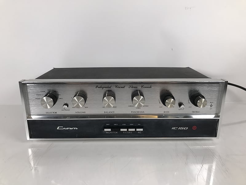 Vintage Crown IC-150 Stereo Preamp Preamplifier | Reverb