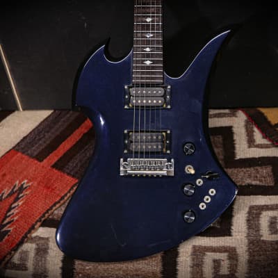 1984 BC Rich Custom Mockingbird "Midnight Blue" | Reverb
