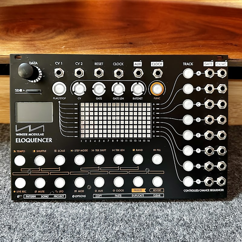 Winter Modular Eloquencer CV/Gate Sequencer 2022 - Black | Reverb