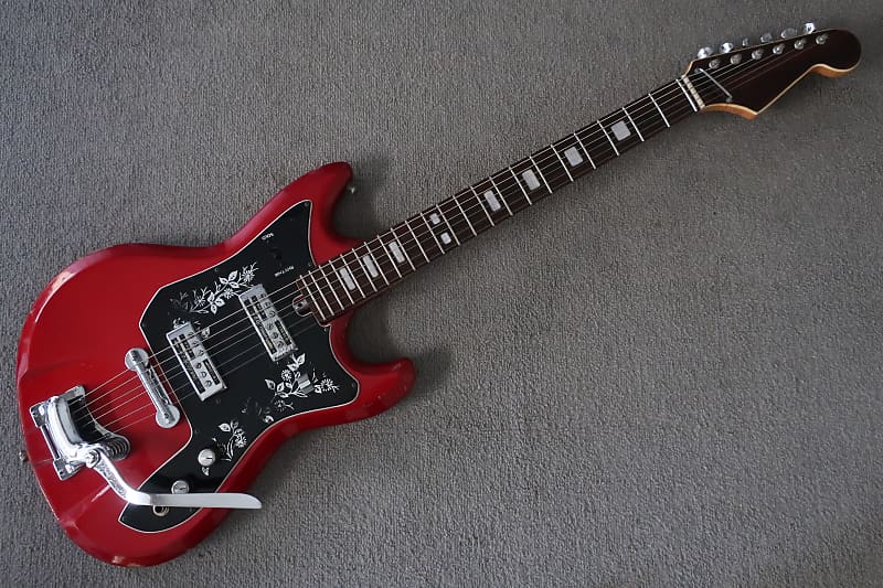 Vintage 1960s Teisco Spectrum ET-220 Electric Guitar 2 Pickup | Reverb