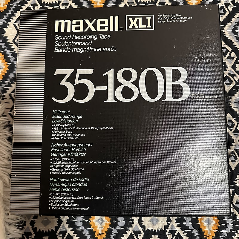 Maxell XLI 35-180B(n) 10.5” Reel to Reel Tape | Reverb