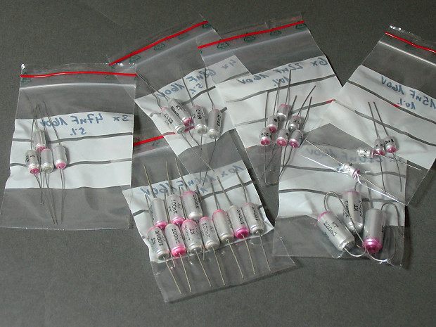 Styroflex (Polystyrene) Capacitors NOS - Set of 2 | Reverb