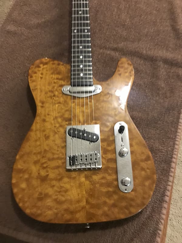 Tele Partscaster TELECASTER 2022 - Maple Top with A Brown Sun | Reverb