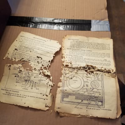 Air King Wire Recorder Turntable Tube Amp Portable A750-1 | Reverb