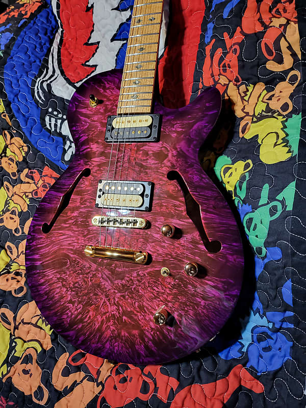 Kiesel Custom SH 550 Semi Hollow Carved Top Burl Maple 2018 | Reverb