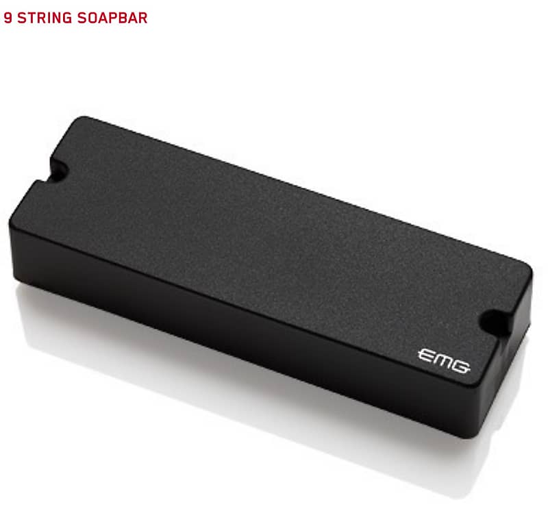 EMG 909, nine string guitar pickup, black | Reverb