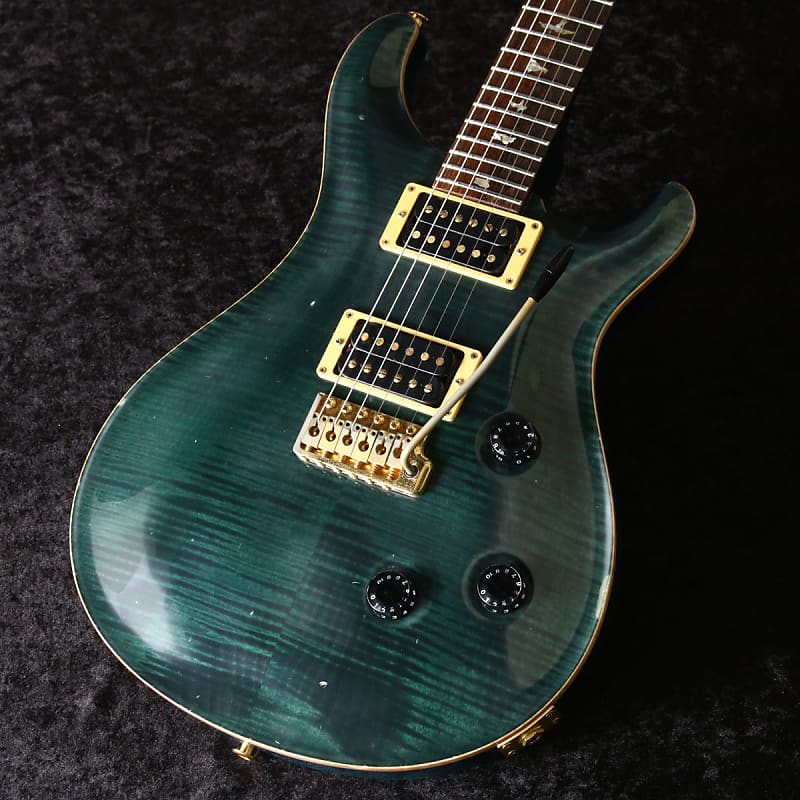 Paul Reed Smith (PRS) 2000 Custom 24 Gold Hardware Teal Black | Reverb